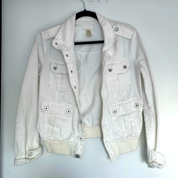Diesel | Jackets & Coats | Vintage Diesel White Denim Jacket | Poshmark